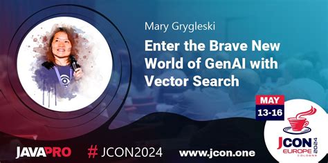 javapro on linkedin jcon jcon2024 genai vectorsearch chatgpt jug