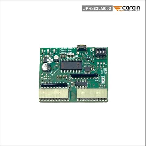 Cardin Jpr383lm002 Scheda Logica Programmatore Prg383 Prg384