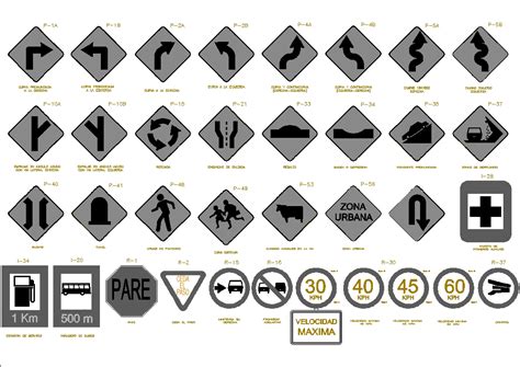 Traffic Signs In Autocad Cad Download 389 95 Kb Bibliocad