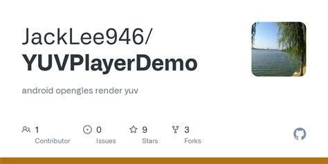 github jacklee946 yuvplayerdemo android opengles render yuv
