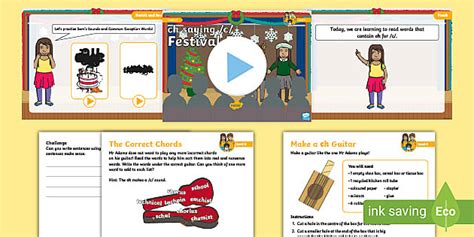 Ch Saying C And Sh Lesson Pack Teacher Made