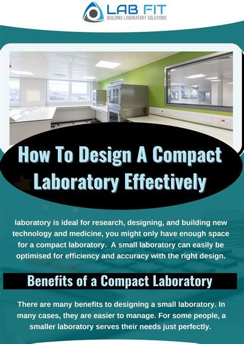 Compact Laboratory Designing Ideas View Laboratory Fit Out Pdf By