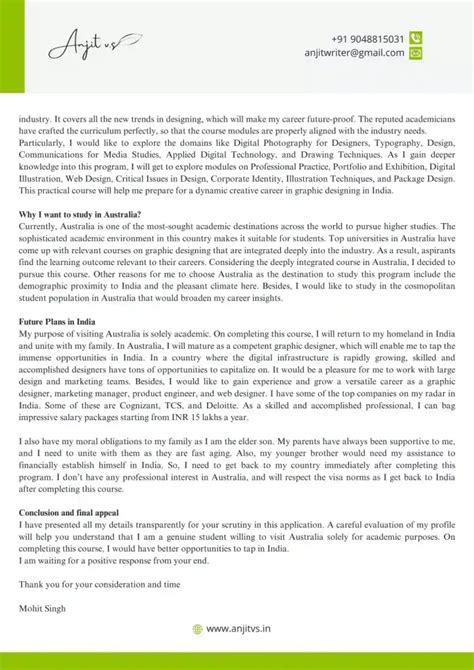 SOP For Australia Student Visa SOP Format Sample PDF 2024