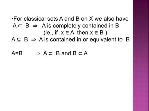 Classical Sets And Fuzzy Sets Pptx