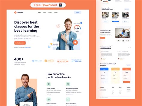 banking landing page design figma
