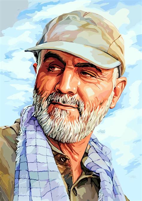 تصویرسازی چهره شهید قاسم سلیمانی