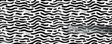 Seamless Horizontal Wave Pattern Stock Illustration Download Image Now Wave Pattern Pattern