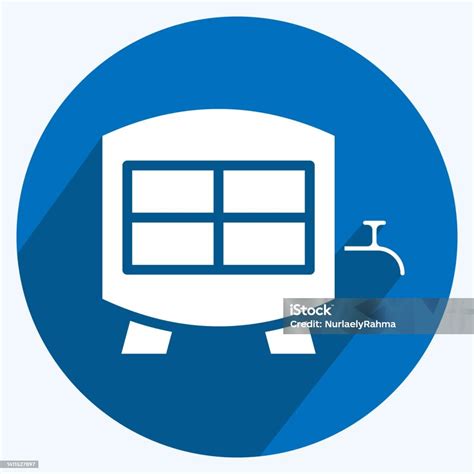 아이콘 오크 배럴 교육 기호에 적합합니다 긴 그림자 스타일 편집 가능한 간단한 디자인 디자인 템플릿 벡터 간단한 그림 0명에 대한 스톡 벡터 아트 및 기타 이미지 Istock