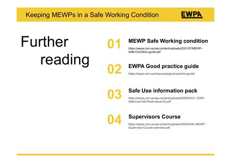 Mewp Safe Condition Ppt Pdf For Safe Operations Pdf Operating