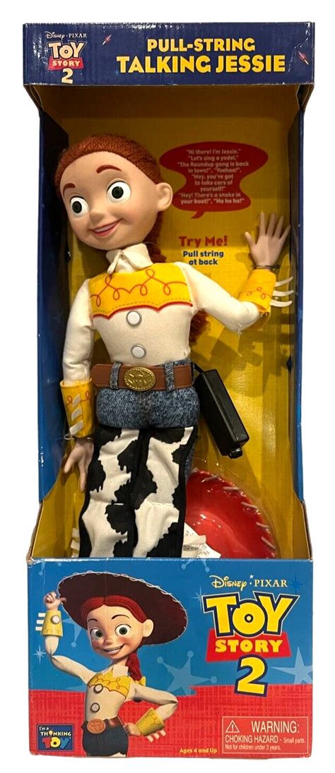 Disney Pixar Toy Story 2 Talking Jessie Doll Pull String New In Box Ebay