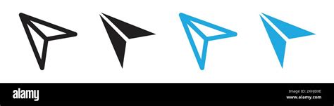 Selection Tool Icon Black Line Art Vector In Black And White Outline Set Collection Sign Stock