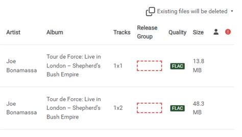 Files Not Automatically Importing For Missing Release Group · Issue