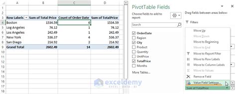 how to achieve a calculated field sum divided by count in a pivot table