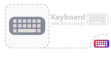 Premium Vector Keyboard Isolated Flat Illustration Keyboard Line Icon
