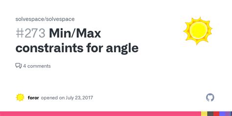 min max constraints for angle · issue 273 · solvespace solvespace · github