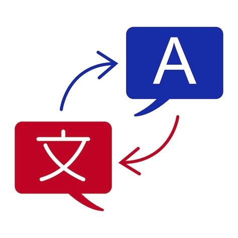 Premium Vector Translate Icon Symbol On White Background Vector