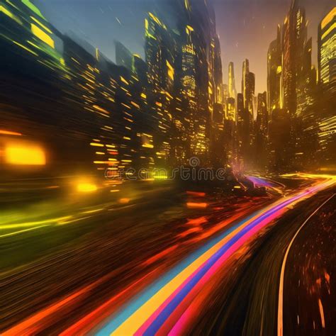 Racing Video Game Concept Art Generative Ai Stock Illustration Illustration Of Blur