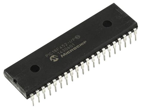 microchip pic18f452 i p 8bit pic microcontroller pic18f 40mhz 32 kb