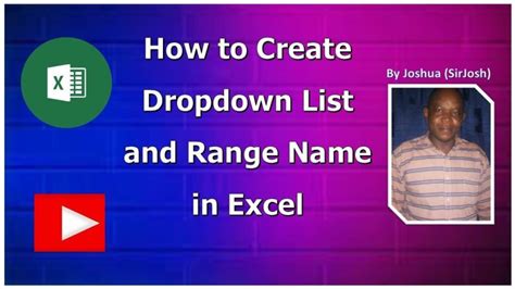 joshua umukoro amnim on linkedin how to create dropdown list in excel