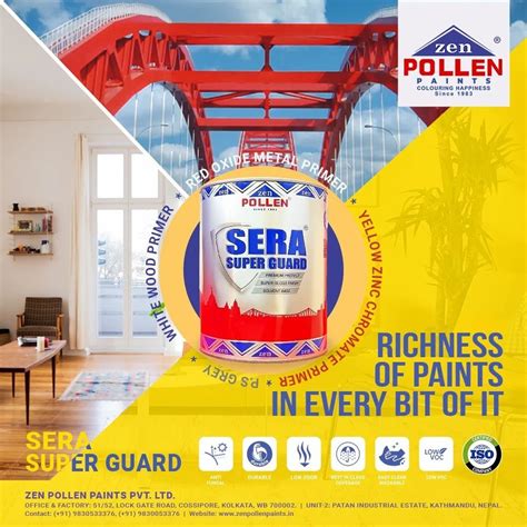 Zinc Chromate Primer For Metal Yellow At ₹ 188litre In Kolkata Id