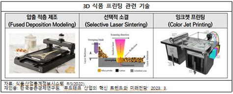 지식정보 푸드테크로서의 3d 식품 프린팅