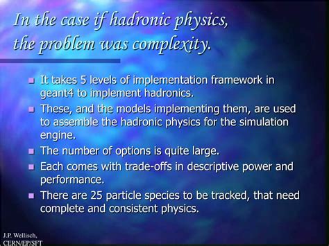 Ppt A Tutorial On Geant4 Hadronic Physics Ghad Powerpoint Presentation Id3371749