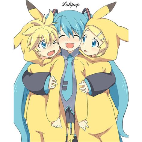 Hatsune Miku And Len Kiss