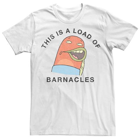 Mens Spongebob Squarepants A Load Of Barnacles Tee Spongebob Squarepants Nickelodeon