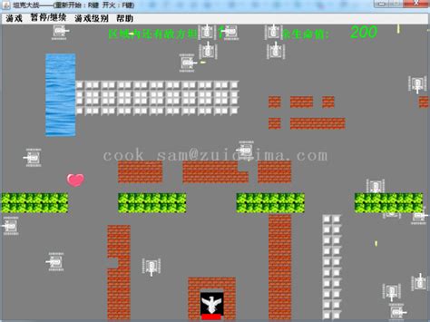 Java Swing开发坦克大战游戏源码下载为java新手参考学习 代码 最代码