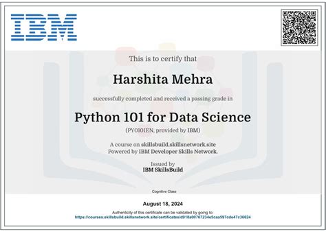Harshita Mehra On Linkedin Ibm Python Datascience Skillsbuild