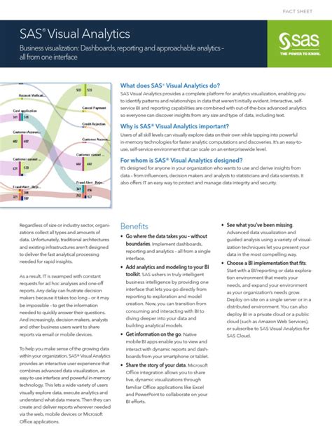 sas analytics pdf sas software mobile app
