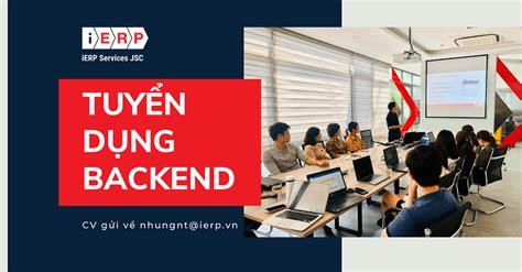 tuyển dụng backend sl 10 người lương đến 25 triệu