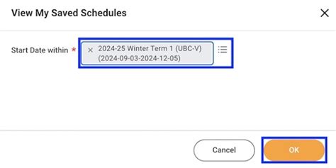 Viewing Your Saved Schedule Workday Tutorials