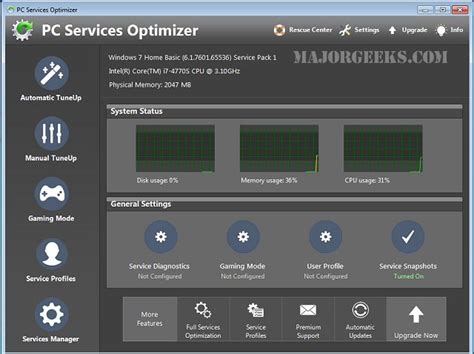 Download Pc Services Optimizer Majorgeeks