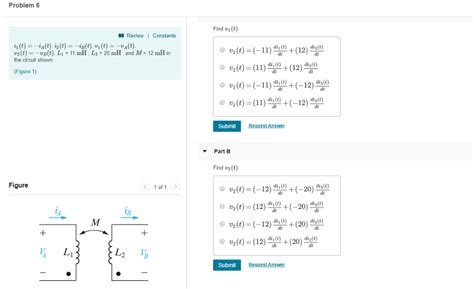 solved problem 6 find v t review i constants î1 t