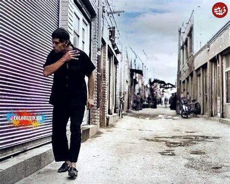 عکس بهروز وثوقی در نمایی از فیلم گوزن ها؛ سال 1354