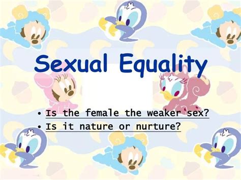 PPT Sexual Equality PowerPoint Presentation Free Download ID