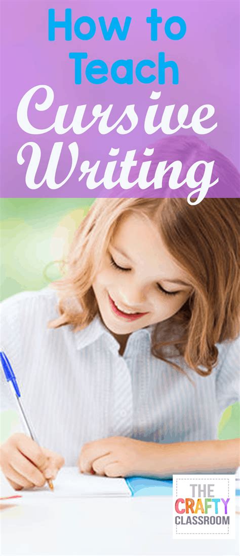 How To Teach Cursive Writing The Crafty Classroom