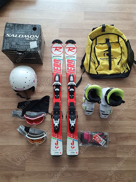 아동 스키 세트 길이 100 사이즈 210 스키보드의류 중고나라