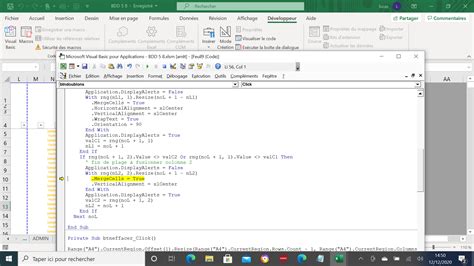 Xl 365 Fusionner Automatiquement Des Cellules Macros Et Vba Excel