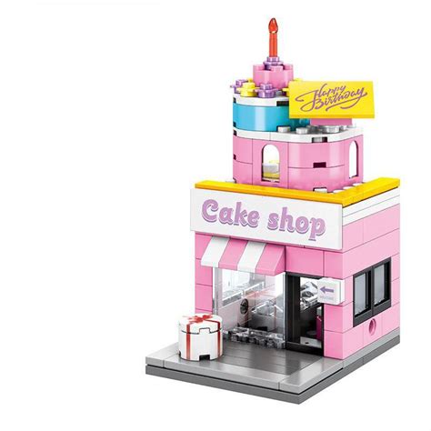 Cake Shop Bakery Minifigures Lego Compatible City Sets