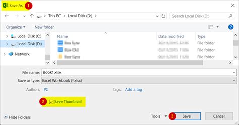 Make Excel Workbooks Easier To Find With Thumbnails
