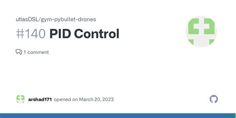 Pid Control · Issue 140 · Utiasdslgym Pybullet Drones · Github
