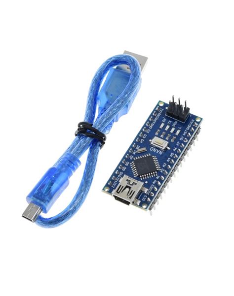 Контроллер arduino nano v3 miniusb с распайкой купить на сайте