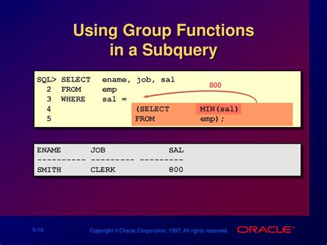 Subqueries Ppt Download