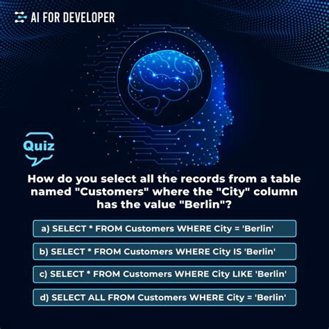 Ai For Developer On Linkedin Aifordeveloper Quiz Quiztime