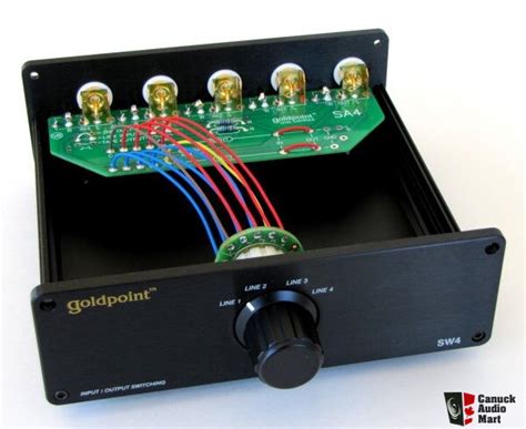Goldpoint SW RCA Stereo Input Output Switching Control Photo Canuck Audio Mart