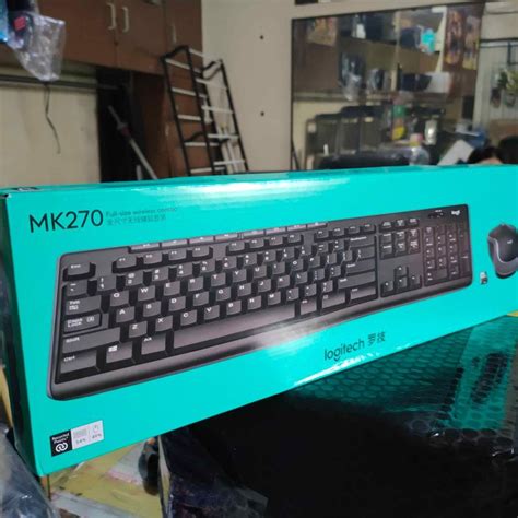 Logitech Mk270 Wireless Keyboard And Mouse Combo 2 4ghz Wireless Compact Mouse 8 Multimedia
