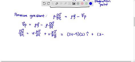 SOLVED The Velocity Distribution In A Two Dimensional Steady Flow Field In The X Y Plane Is V