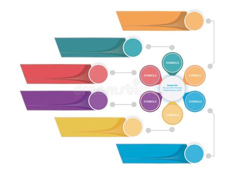 Multi Colored Pie Chart By Bar Graphs Stock Vector Illustration Of